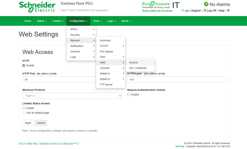 APC PDUs: Renewing SSL Certificates and Regaining Access – Seatron ...